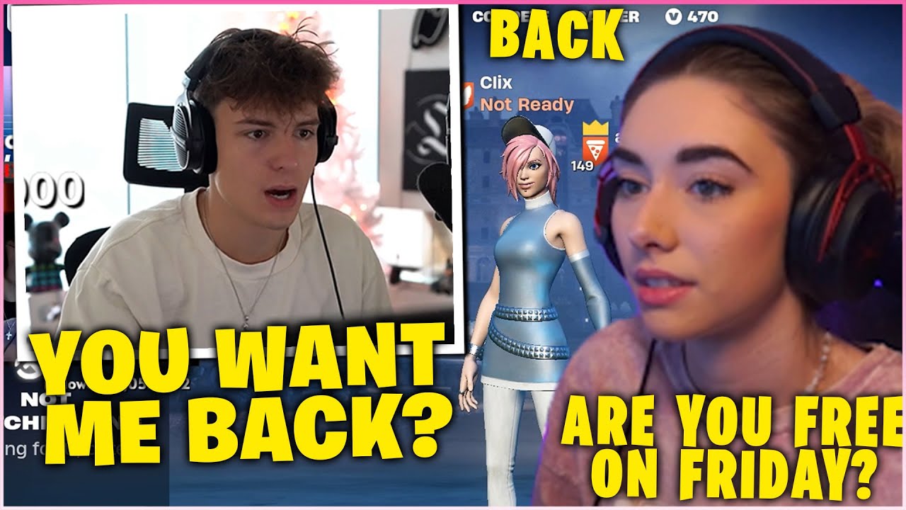 CLIX Blushes AFTER SOMMERSET Ask Him ON A DATE & BLOWS Him A KISS On ...