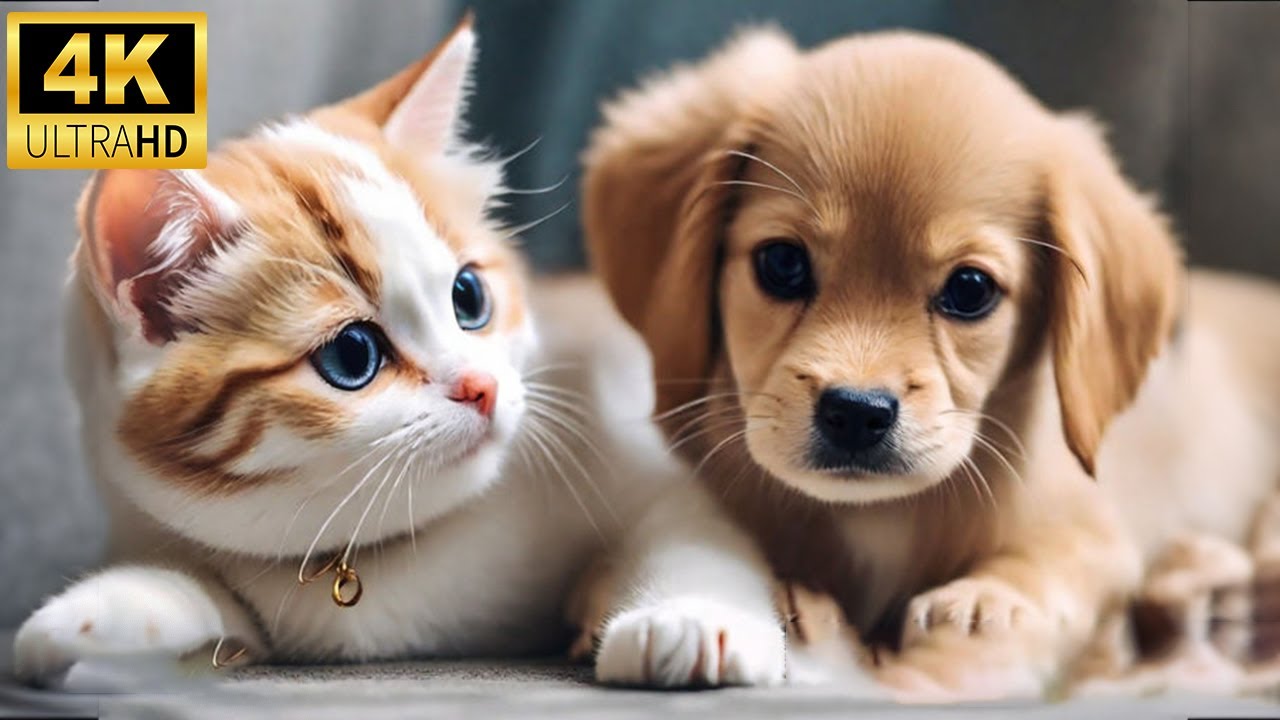 Baby Animals 4K - Beautiful Relaxing Footage Of Newborn Baby Wild ...