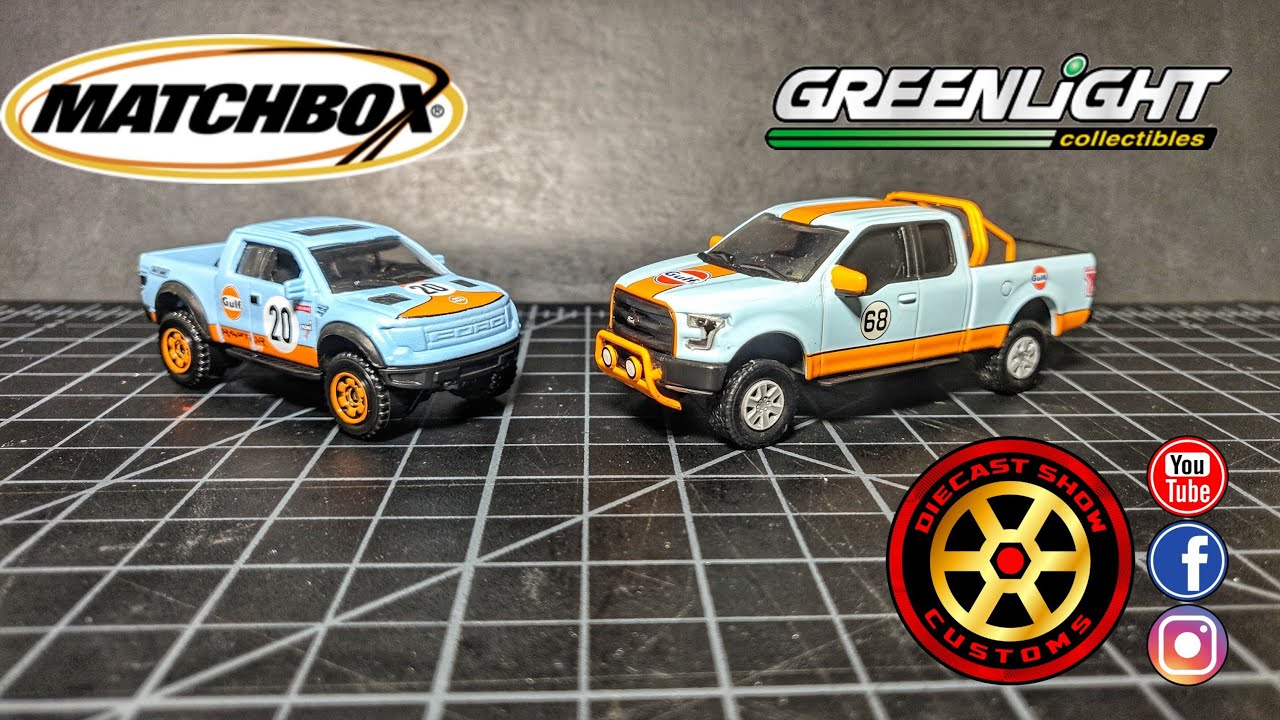 Ford Gulf Matchbox Vs Greenlight - YouTube
