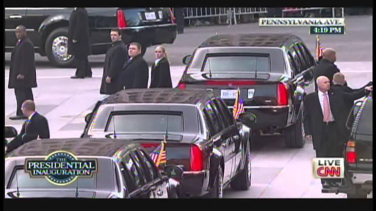 President Obama Inauguration 4:15 PM Presidential Motorcade Inaugural ...