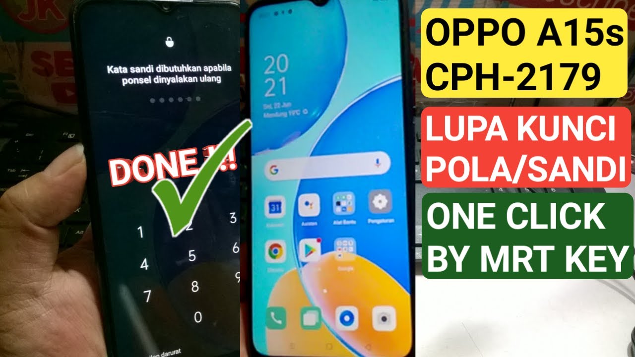 Oppo A15s CPH-2179 Screen Lock One Click By Mrt Key Done.! || Paling ...