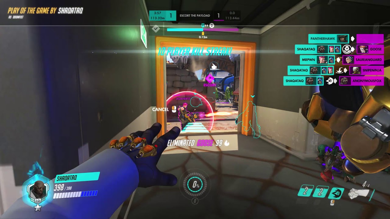 doomfist blizzardworld nano smash - YouTube