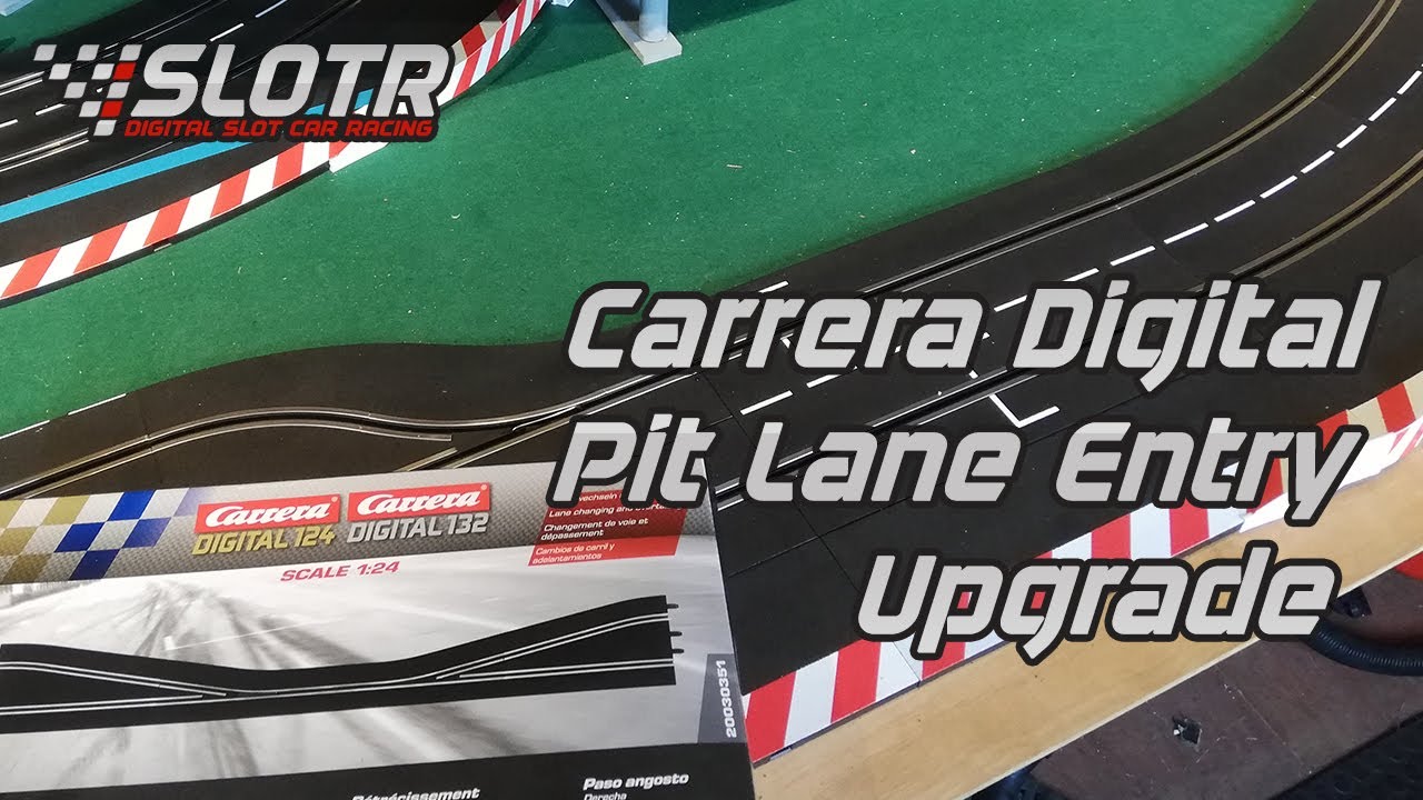 Carrera Digital Pit Lane Entry Upgrade - YouTube