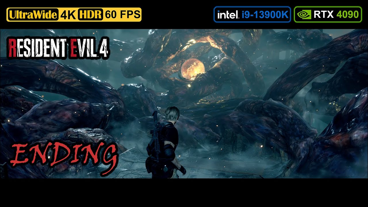 RESIDENT EVIL 4 REMAKE - ENDING / FINAL BOSS (UltraWide Cinematic - 4K ...