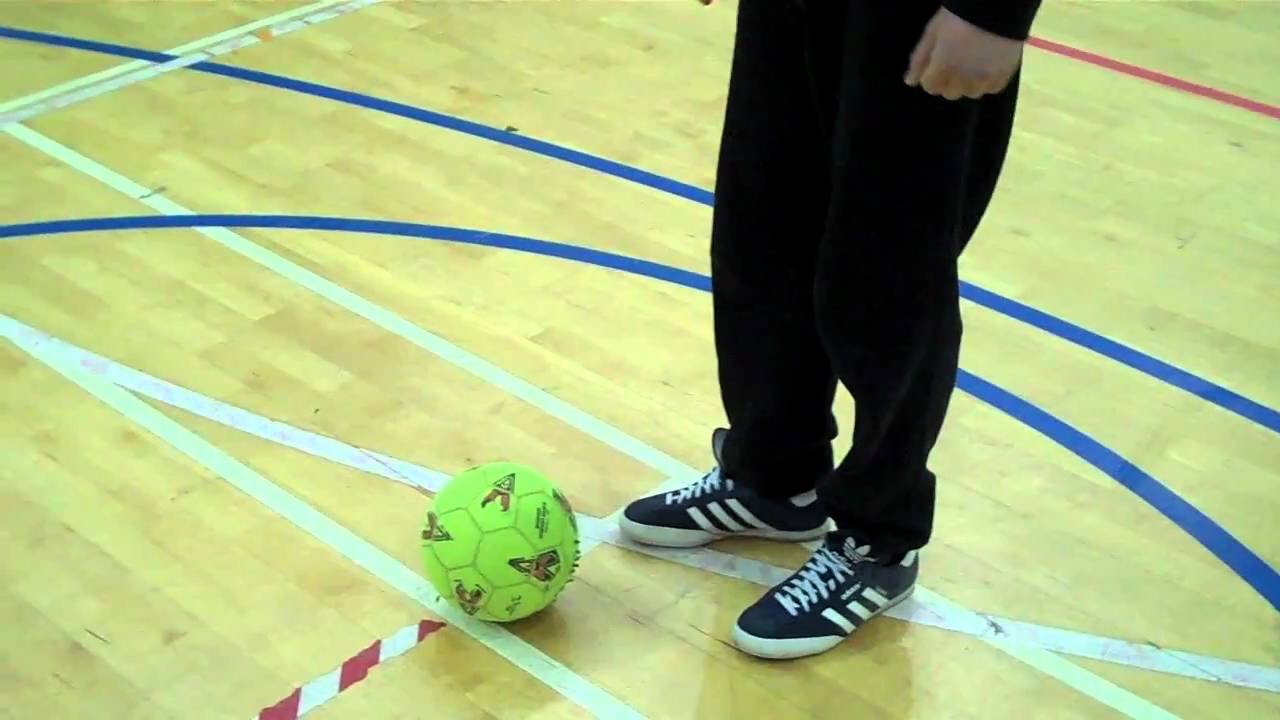 how to take a side footed pass pt3 - YouTube