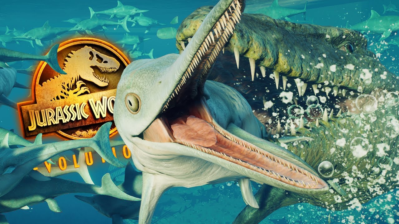 LAGOON MADNESS! 300 Icthys & A Mosasaurus In ONE Lagoon In Jurassic ...