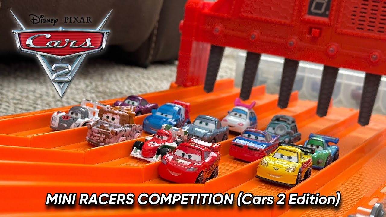 Cars 2 Mini Racers Competition — The 6-Lane Raceway Grand Prix - YouTube
