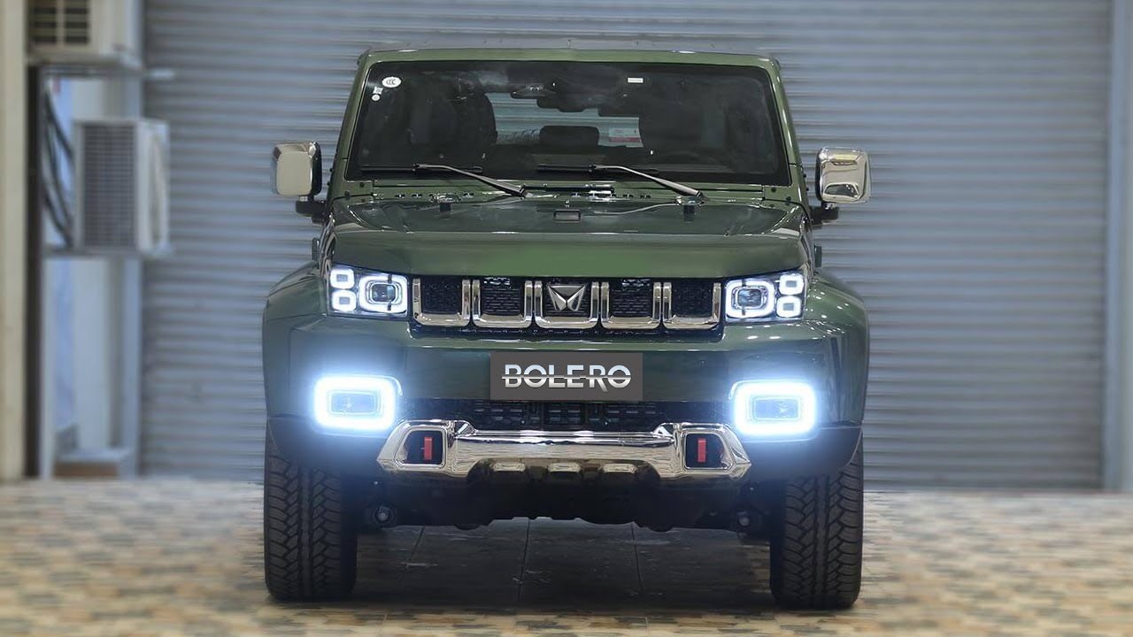 New Muscular Mahindra bolero New Mahindra bolero facelift Generation ...