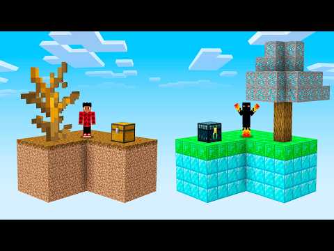 SKYBLOCK DE NOOB VS PRO NO MINECRAFT