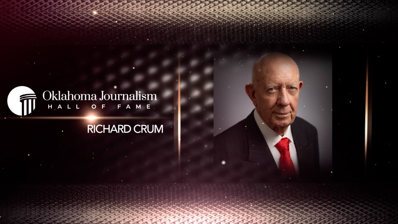 Oklahoma Journalism Hall of Fame 2024 - Richard M. Crum - YouTube