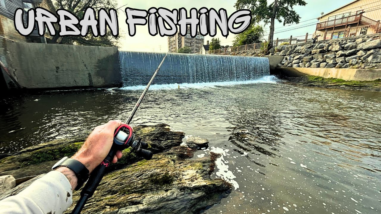 Fishing an Urban Tennessee Creek with an Unreleased Lure - YouTube