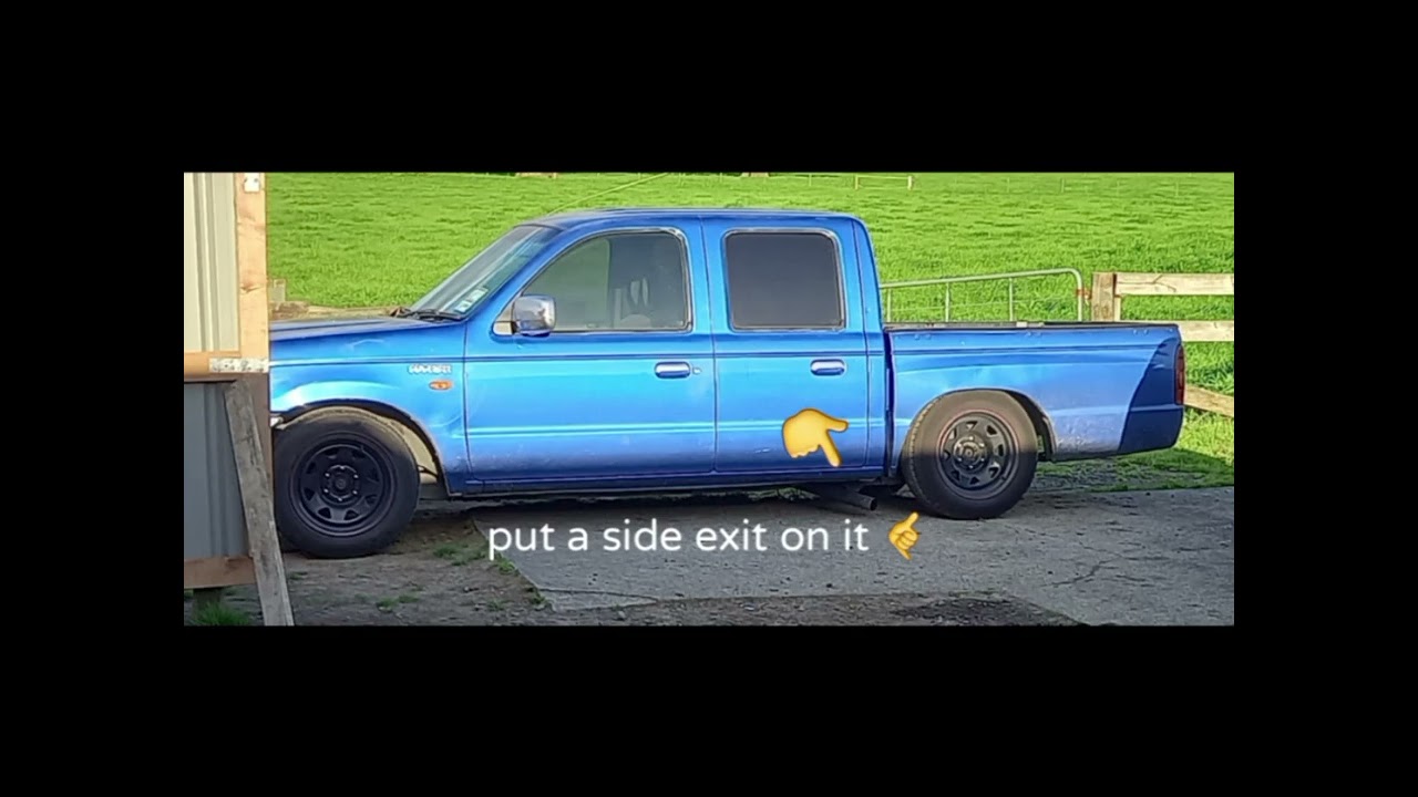 my new ute. 2003 mazda bounty with a ford courier front end on it ...