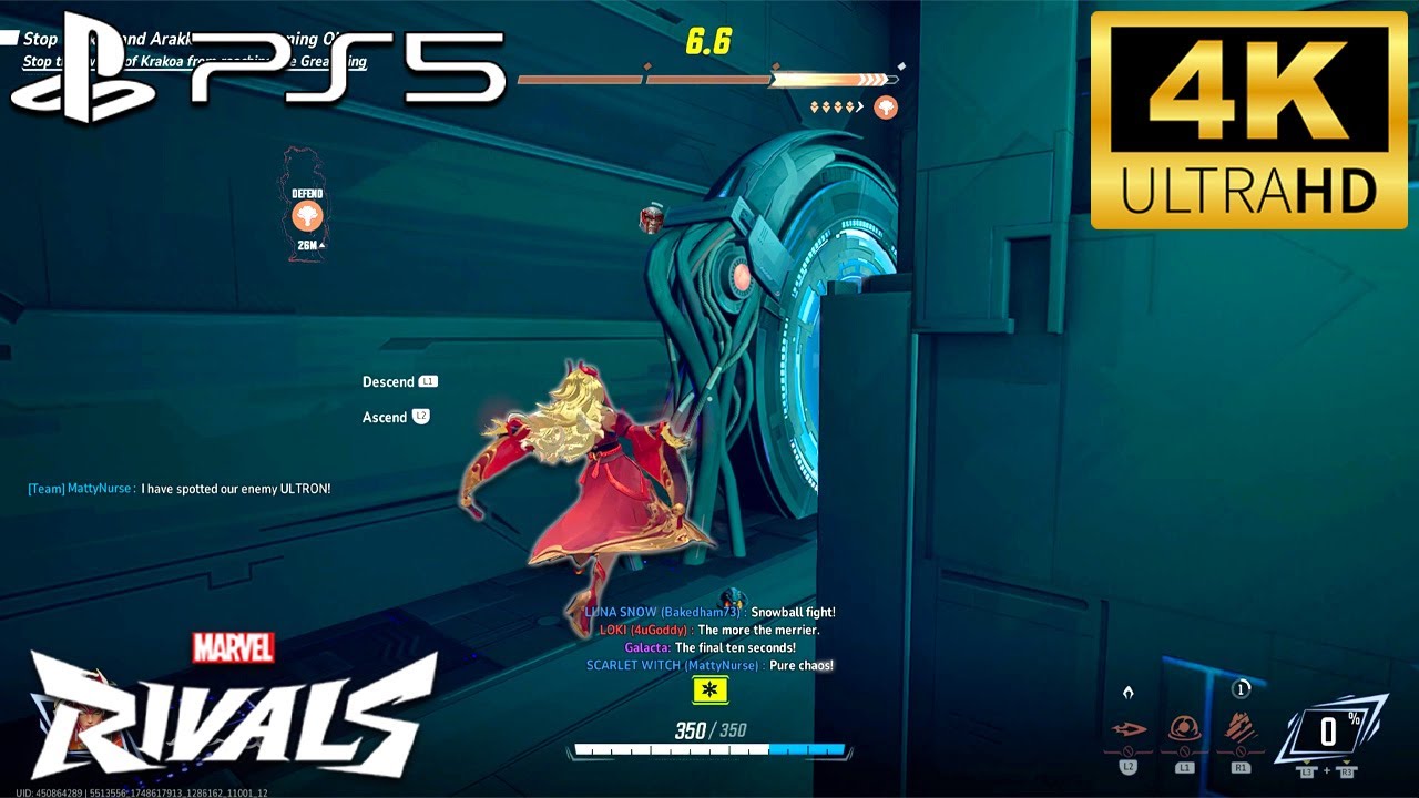 Marvel Rivals Scarlet Witch Quick Match Gameplay- Convoy on Arakko (PS5 ...