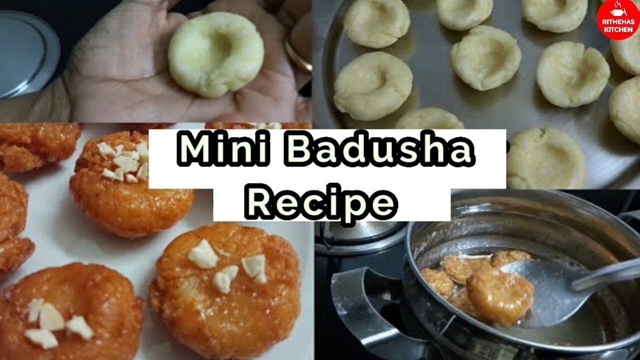 Badusha Recipe | Balushahi Recipe | Badhusha Recipe | Badusha Sweet ...