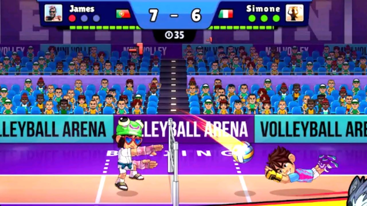 Volleyball Arena - Online 1v1 Volleyball Game - Gameplay Part 2 ...