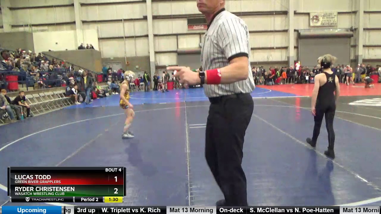 Middle School 71 Lucas Todd Green River Grapplers Vs Ryder Christensen ...
