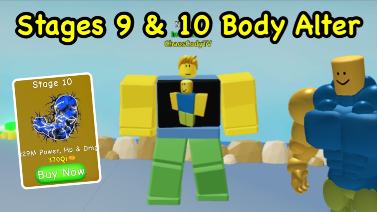 I Unlocked Stages 9 & 10 BODY ALTER in Roblox LEGACY LIFTING SIMULATOR ...
