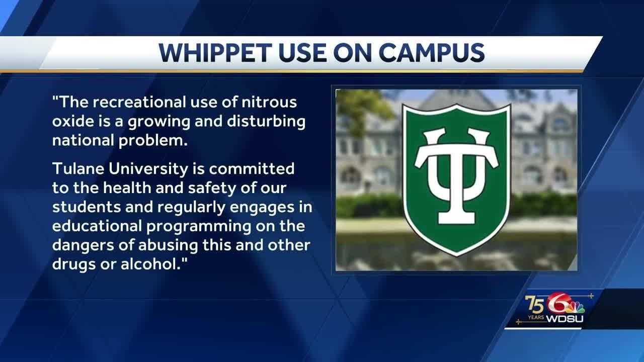 Tulane University officials address whippet use off campus - YouTube