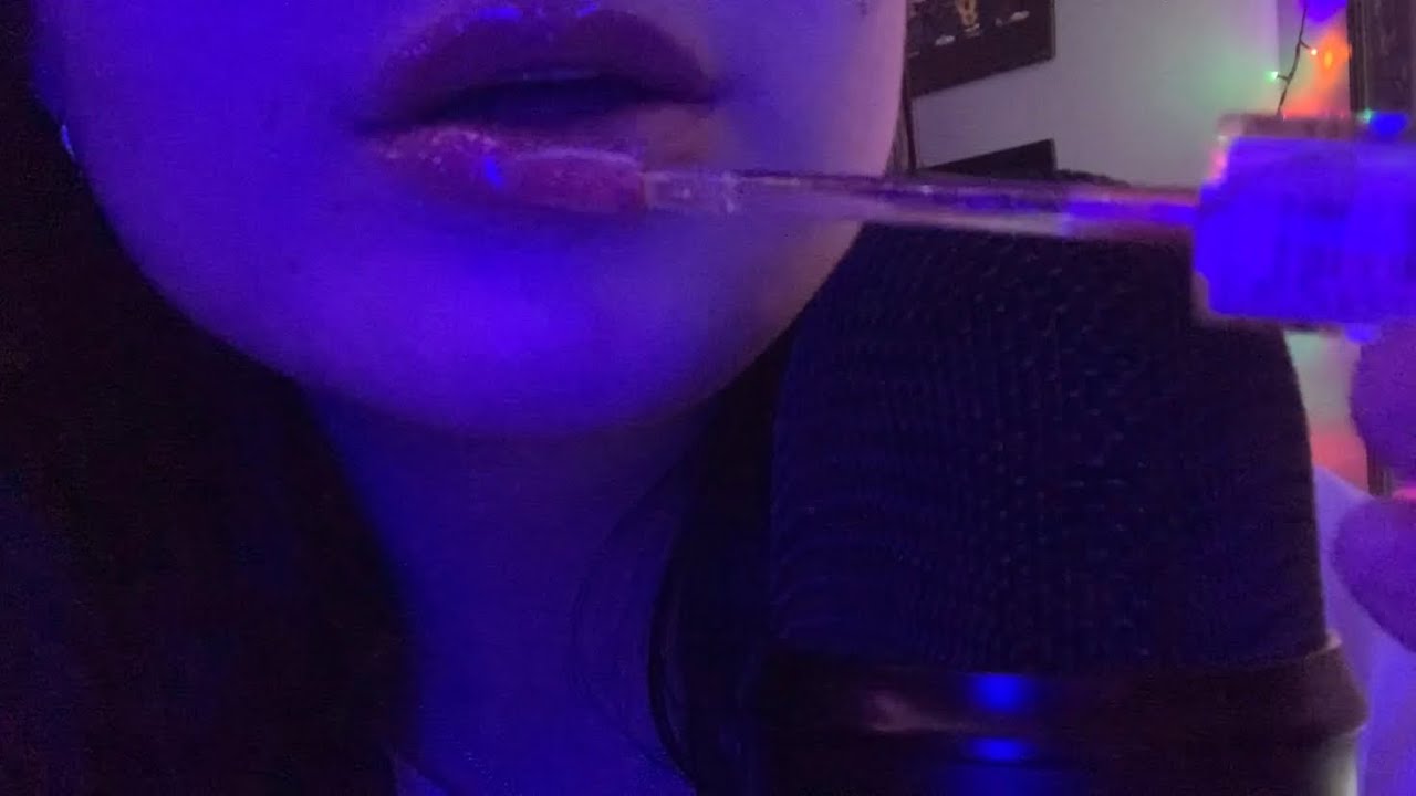 ASMR 50 Layers of Lip Gloss (Mouth Sounds) - YouTube