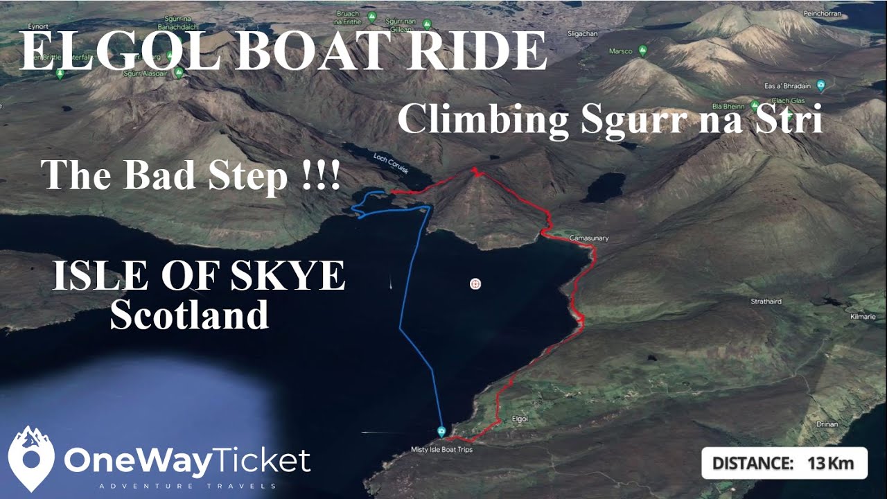Elgol Boat ride return via Bad step, Sgurr na Stri - Isle of Skye ...
