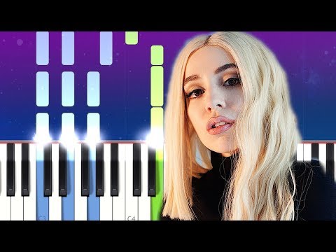 Ava Max - Blood, Sweat & Tears (Piano tutorial)