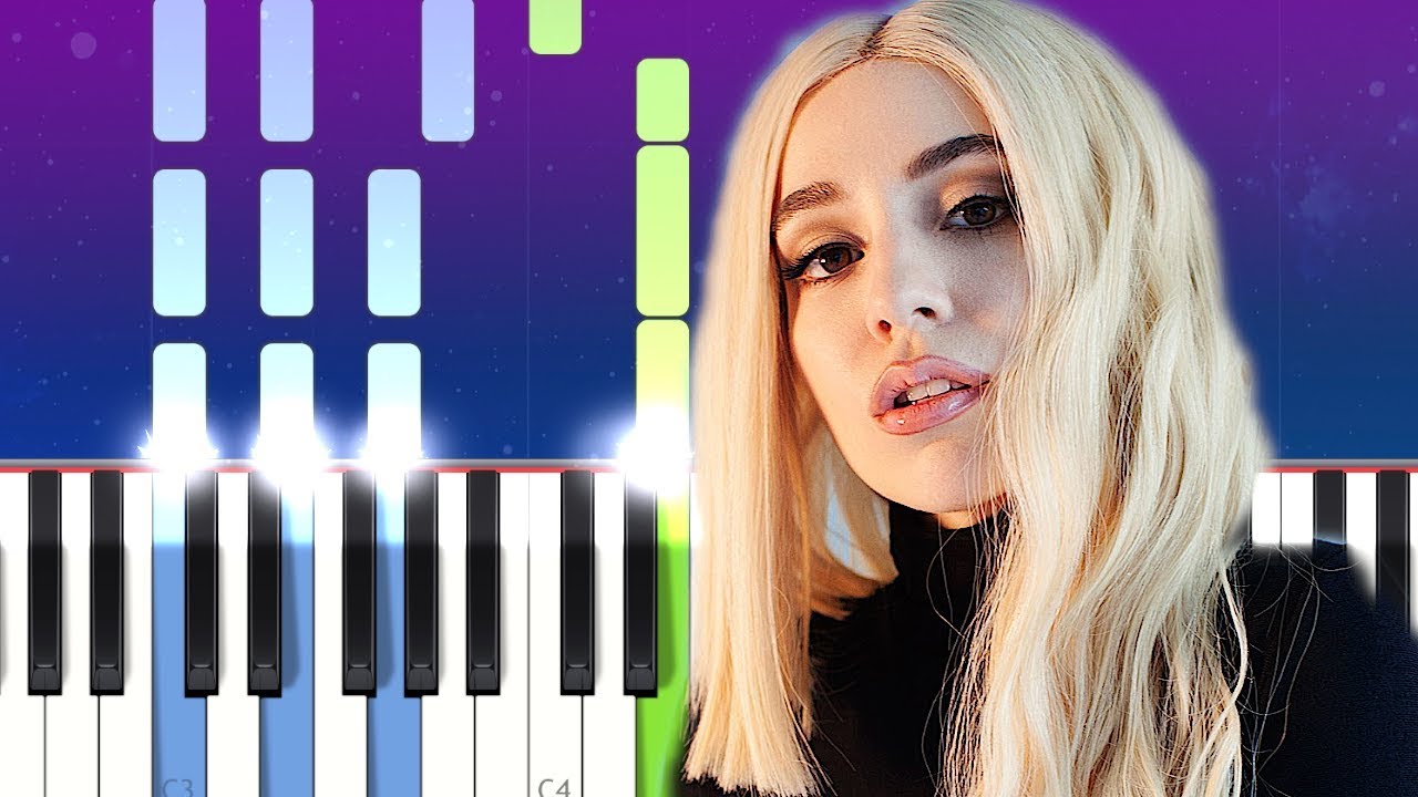 Ava Max - Blood, Sweat & Tears (Piano tutorial) - YouTube