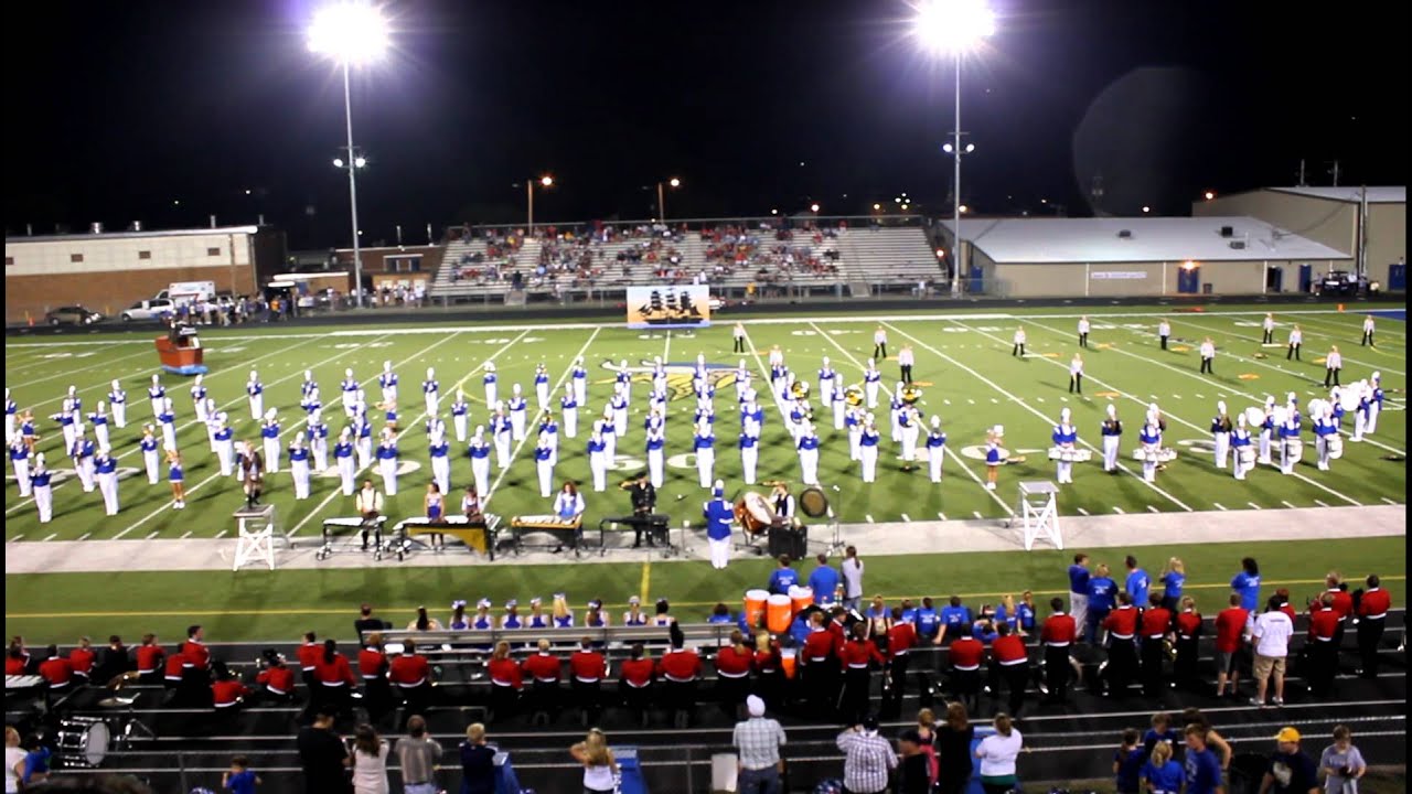 Ripley High School Viking Marching Band Field Show 9/2012 - YouTube