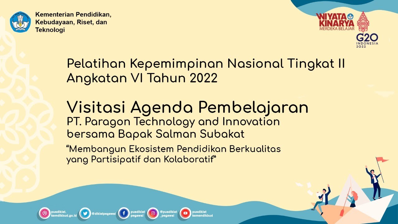 Visitasi Agenda Pembelajaran PT. Paragon Technology and Innovation ...