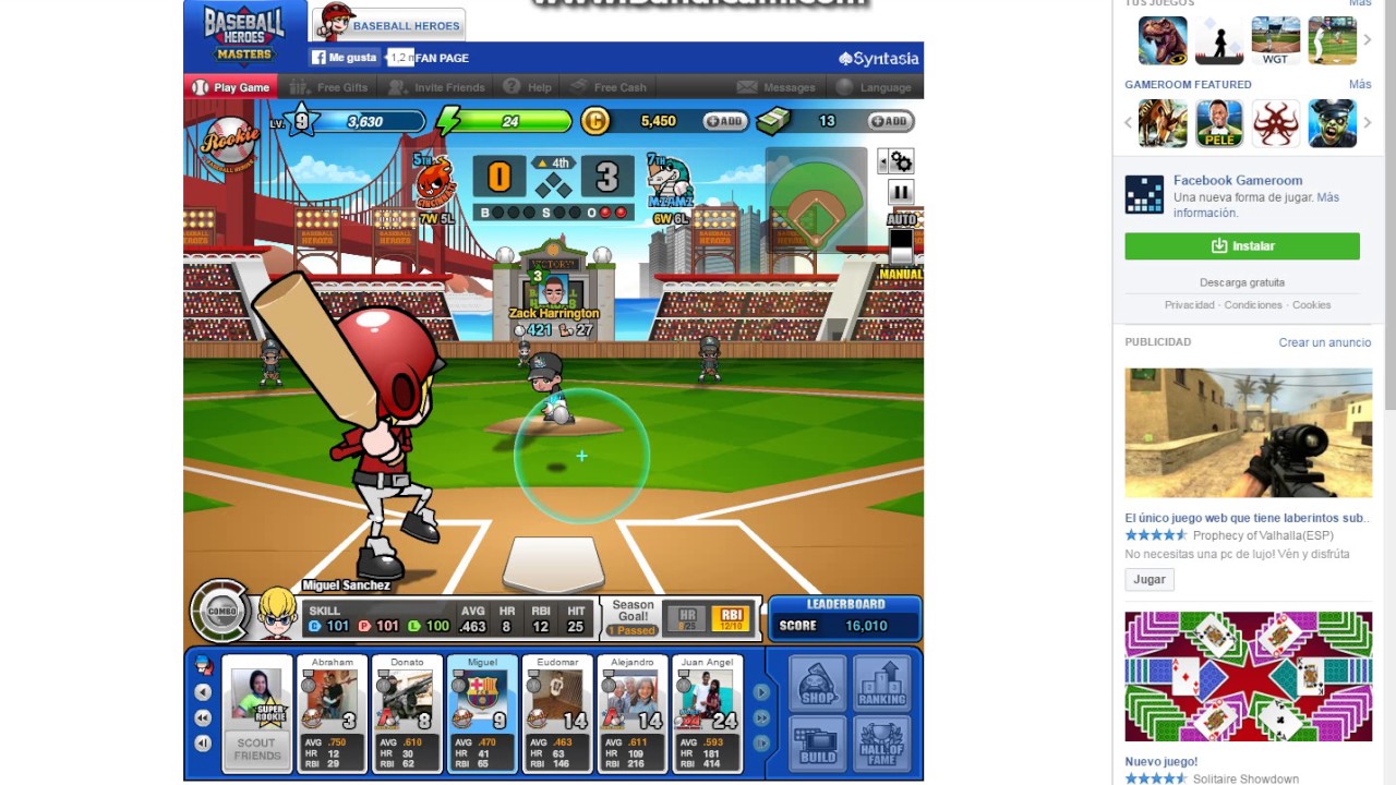 como jugar baseball heroes masters - YouTube