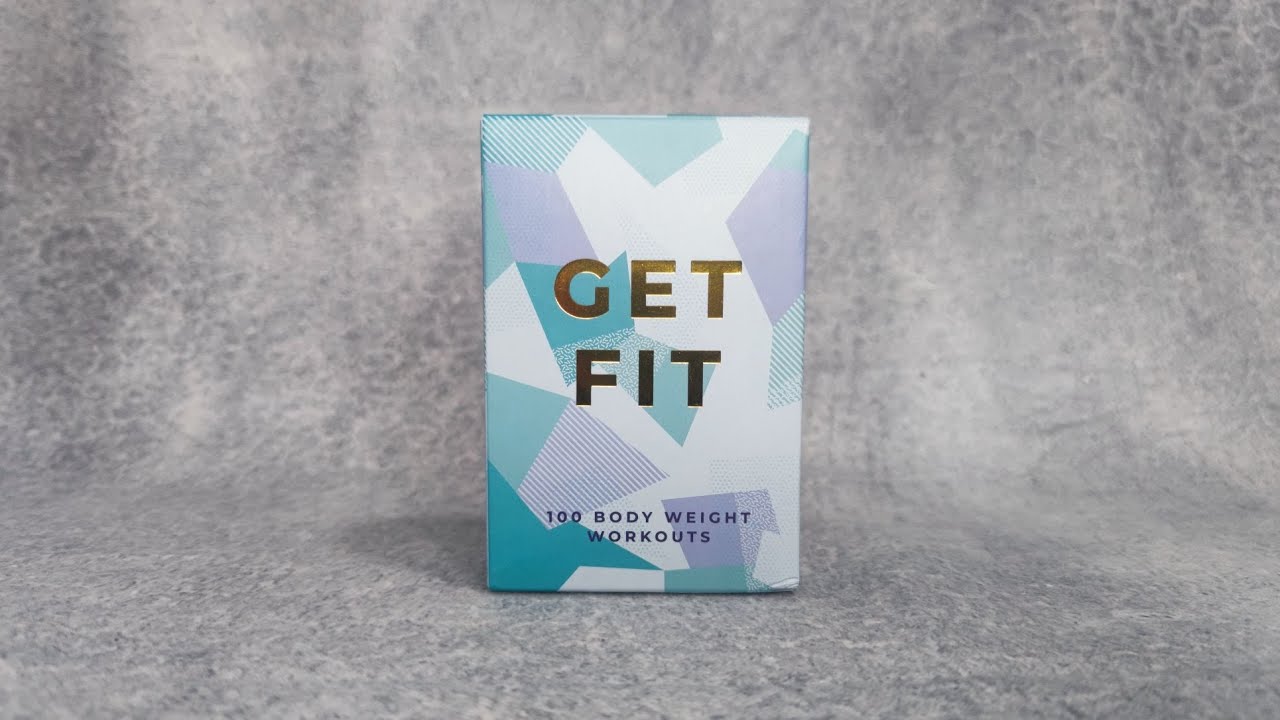 Get Fit 100 Bodyweight Workout Cards - YouTube