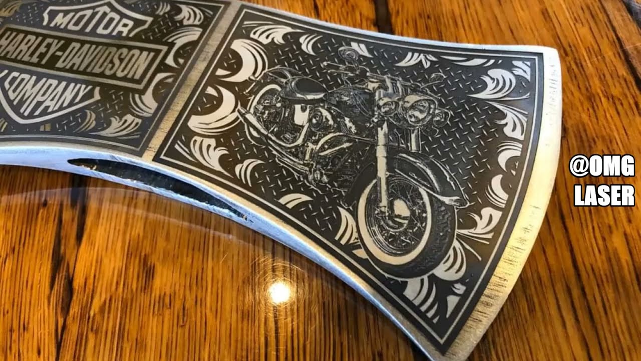 Axe Engraving | Fiber Laser - YouTube