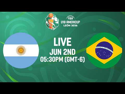 Argentina v Brazil | Full Basketball Game | FIBA U18 AmeriCup 2026