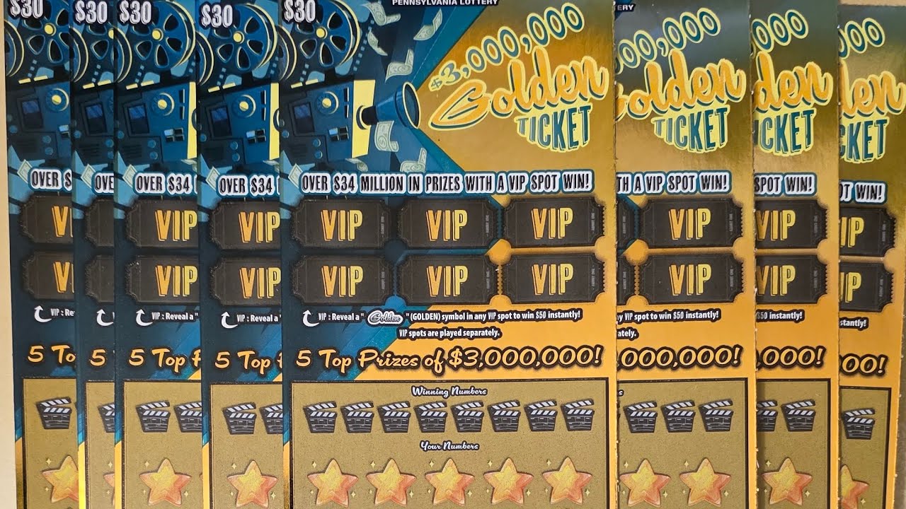 BEAT THE ODDS? 3,000,000 MILLION GOLDEN TICKET! $240 OF PA LOTTERY $30 ...