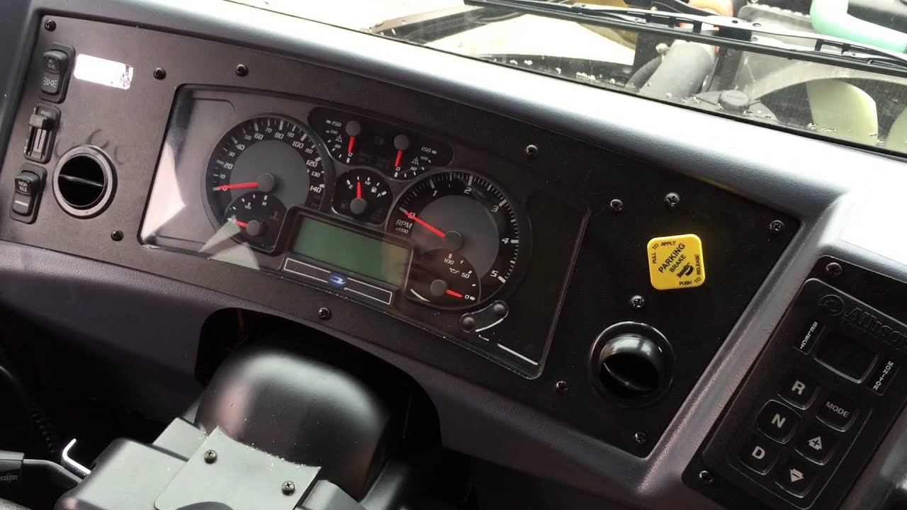 Blue Bird School Bus with On Board Diagnostics OBD - YouTube