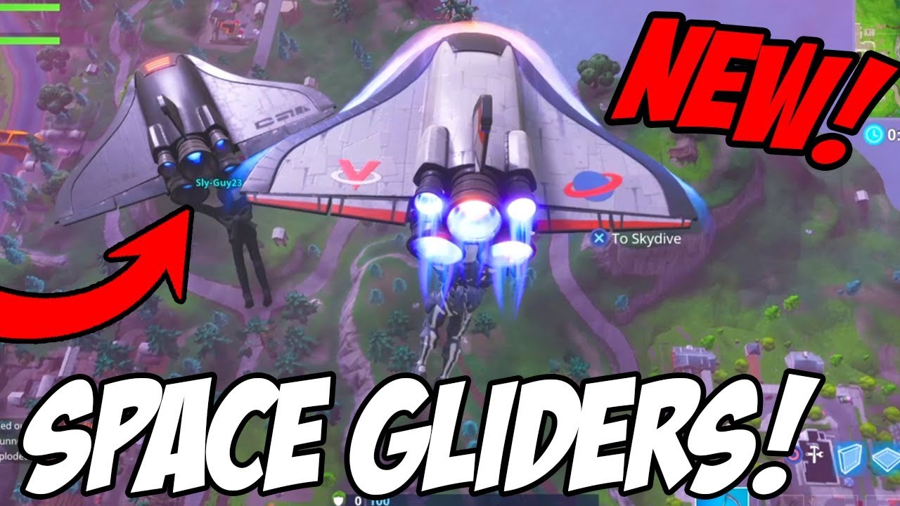 "NEW" ORBITAL SHUTTLE/DEEP SPACE LANDER GLIDER GAMEPLAY! (Fortnite ...