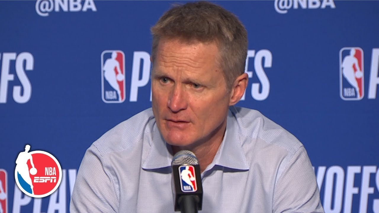 Steve Kerr credits Warriors' defense after Game 1 win vs. Rockets ...