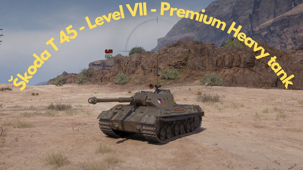 Škoda T45 - Level VII - Czechoslovakian Tank - Premium Heavy tank ...