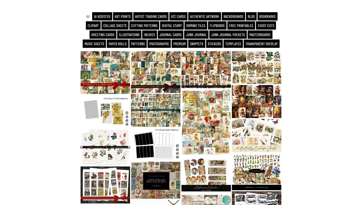 Art Prints Ephemera Products up to 5th January 2025 - YouTube