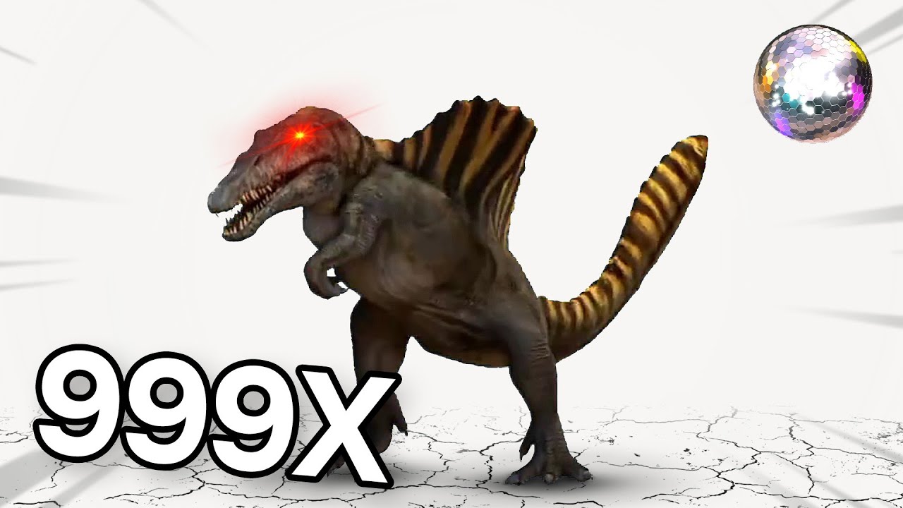 Dancing Spinosaurus but 999X Speed / Spinosaurus Dance Meme - YouTube