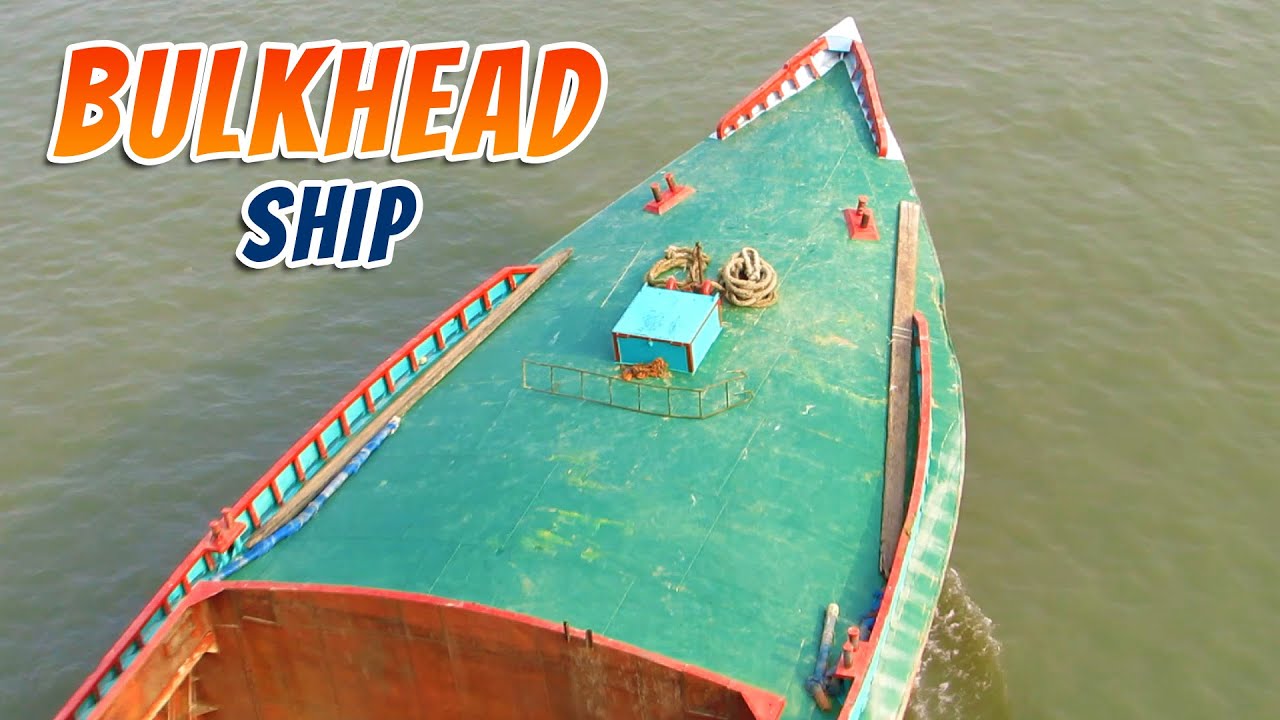 Biggest Bulkhead Ship Crossing Postogola Bridge | Empty Sand Carrier ...