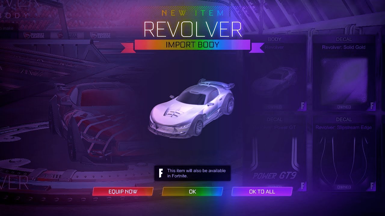PLAYING ROCKET LEAGUE WITH THE *NEW* REVOLVER CAR! - YouTube