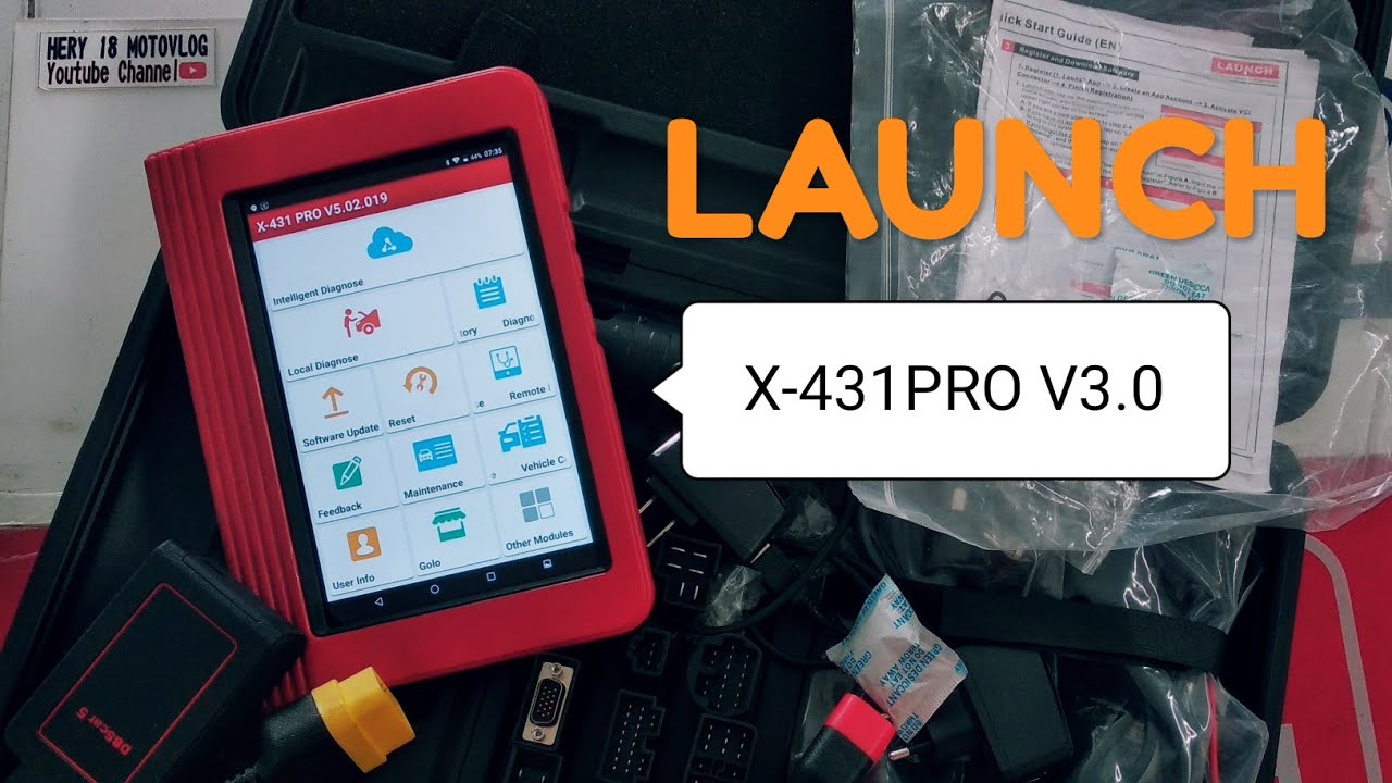 Cara mudah Pengoperasian Alat Scanner Launch X-431 Pro Pada Sistem ...