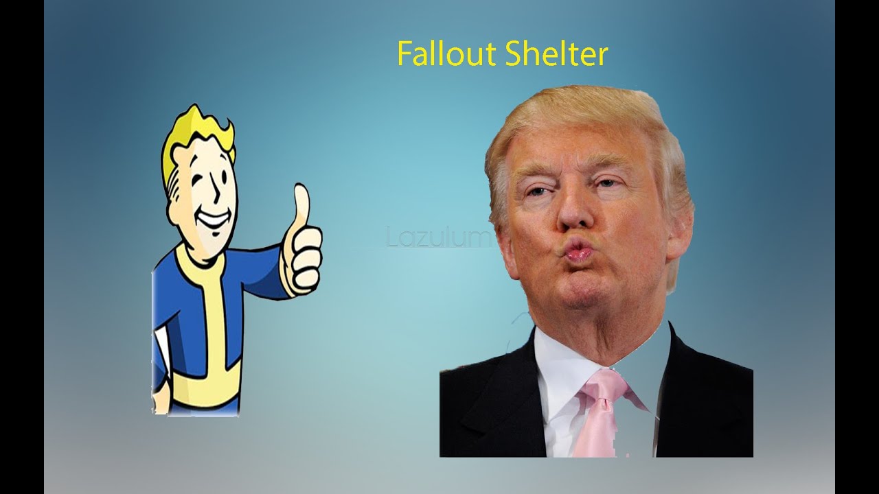 FALLOUT SHELTER-Donald Trump+Pack opening - YouTube
