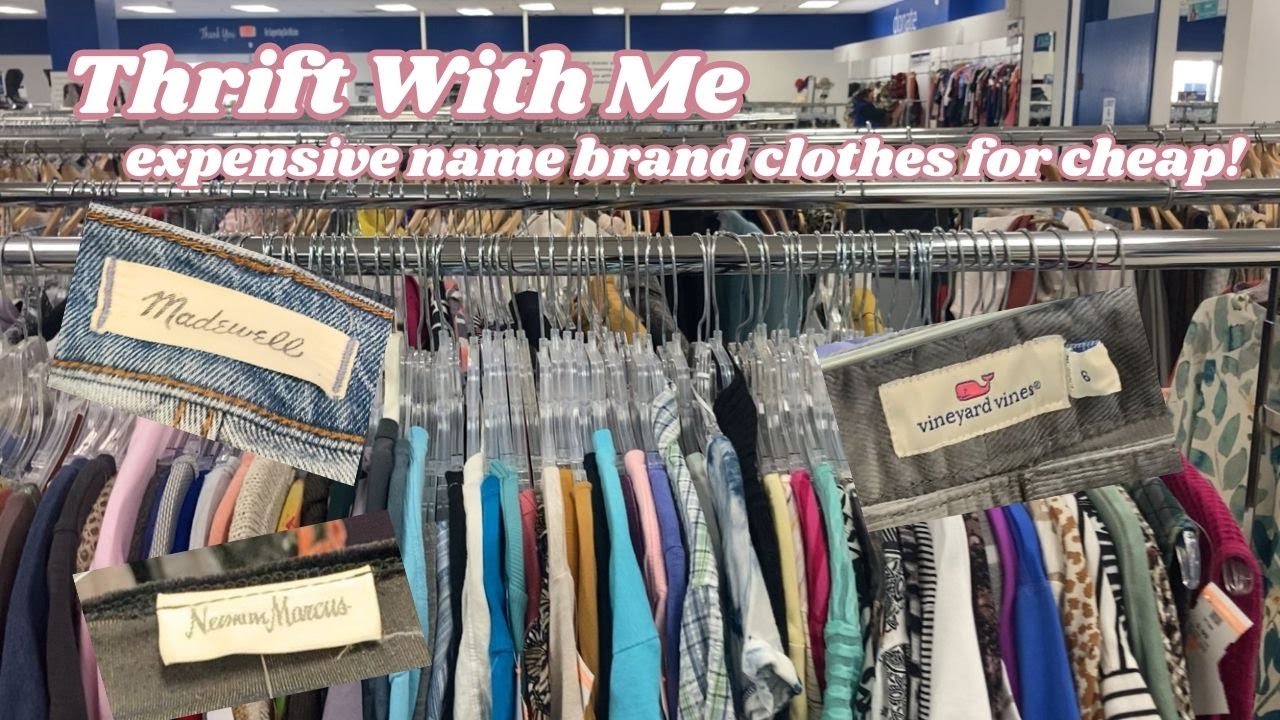 Thrifting Expensive Name Brand Clothes at Goodwill for cheap! And a Y2k ...