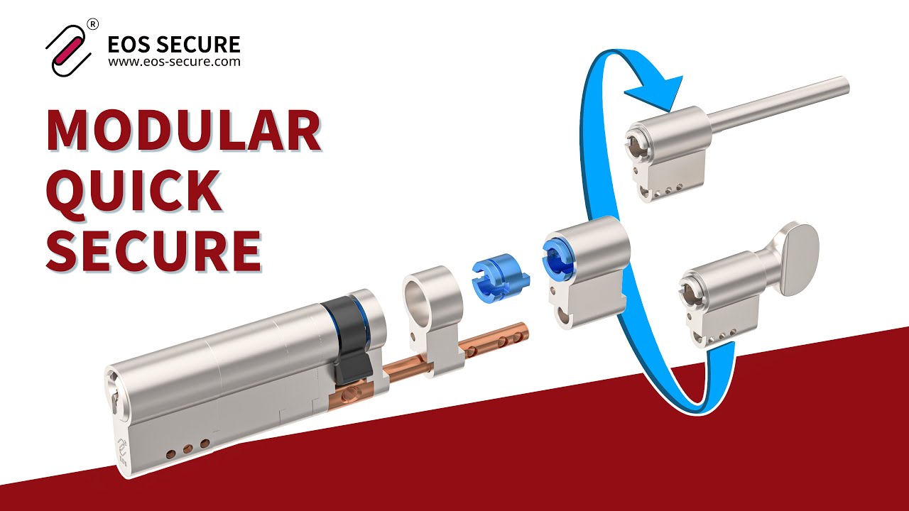 Modular System for Mechanical Locking System - EOS Secure - YouTube
