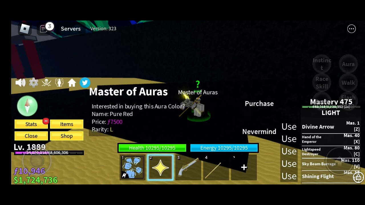 my first legendary haki color - YouTube