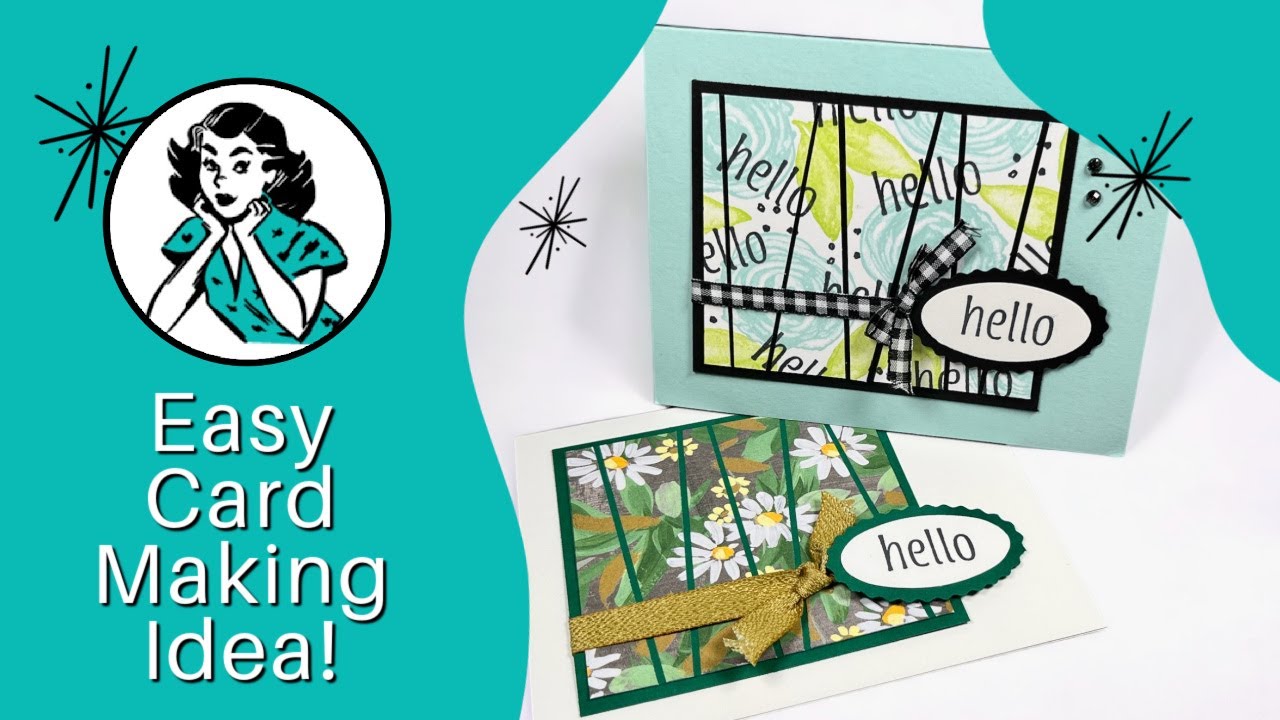 Ever Thought To Make Mosaic Strip Greeting Cards? - YouTube