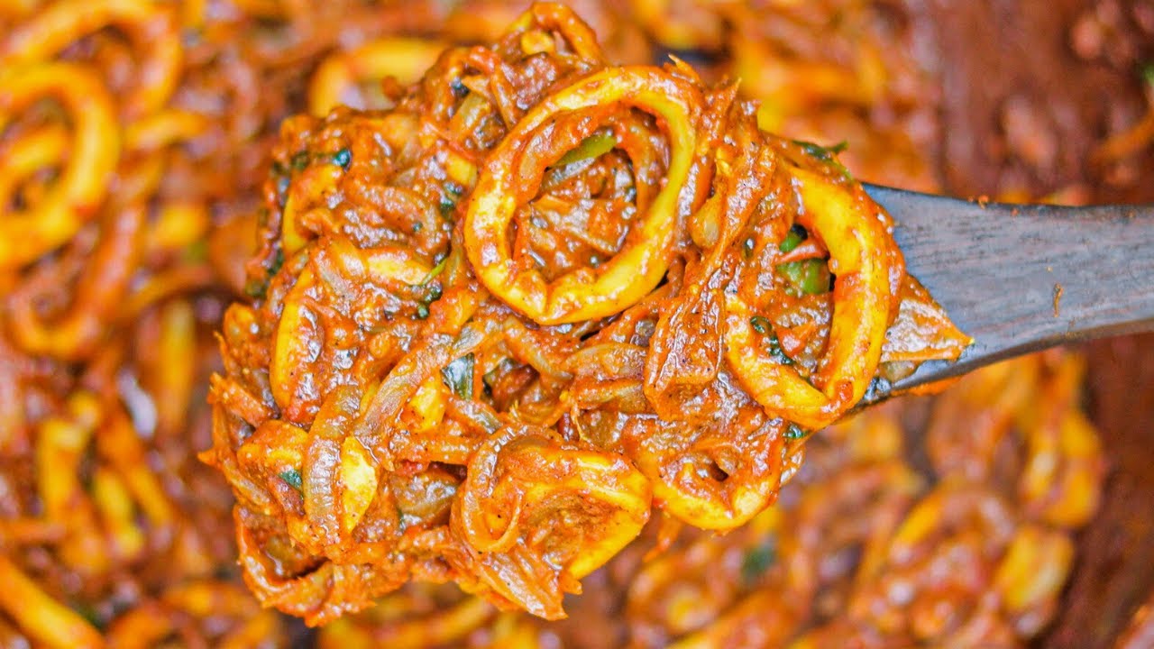 SQUID ROAST | Mangalore style | ಮಂಗಳೂರು ಹೋಟೆಲ್ style ಬೊಂಡಾಸ್ ರೋಸ್ಟ್ ...