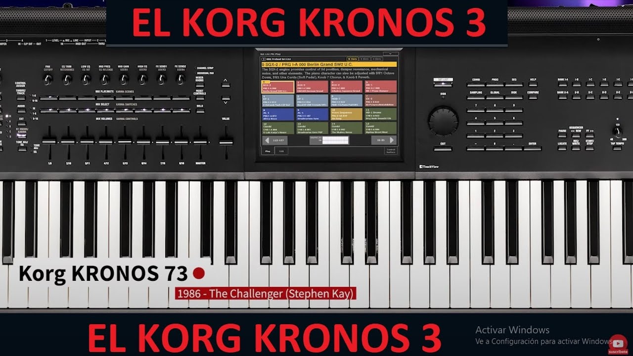 El KORG KRONOS 3 lo ultimo en tecnologia nuevo 2025 - YouTube