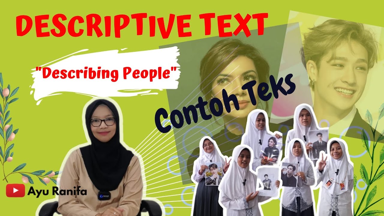 DESCRIPTIVE TEXT SAMPLE - DESCRIBING PEOPLE - YouTube